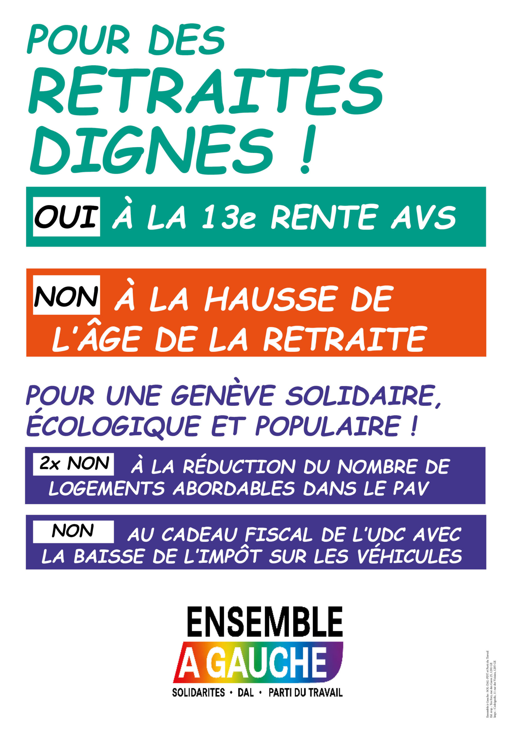 VOTATIONS 3 MARS 2024 - Ensemble à Gauche VOTATIONS 3 MARS 2024 - Ensemble à Gauche